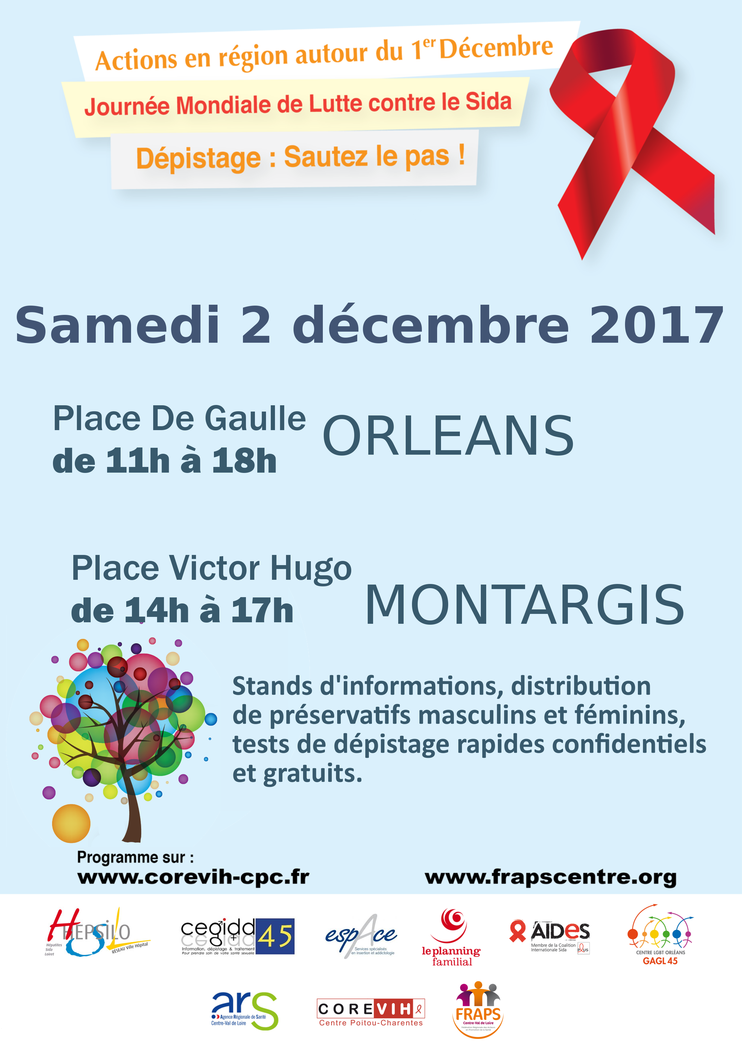 1er décembre : journée mondiale de Lutte contre le SIDA - FRAPS Centre ... 1er décembre : journée mondiale de Lutte contre le SIDA - FRAPS Centre ...